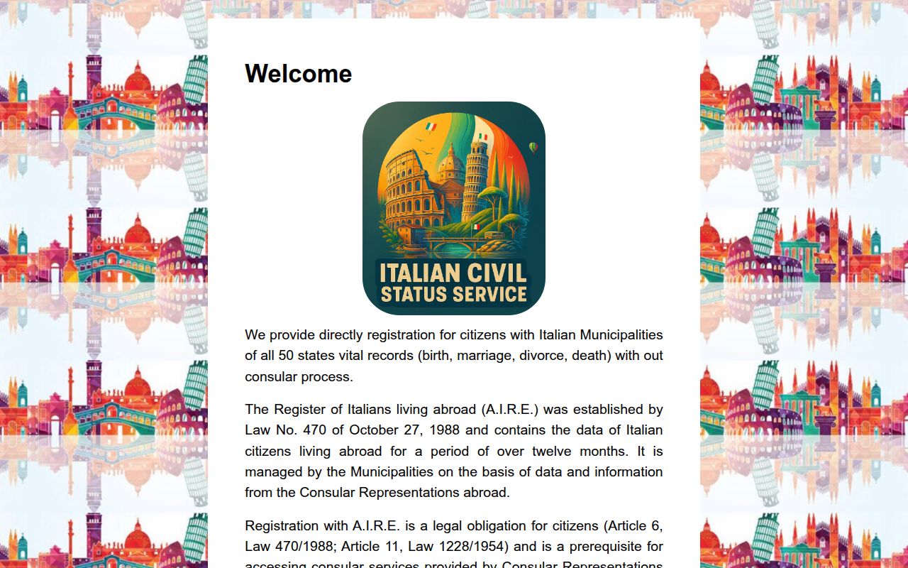 Italian Civil Status